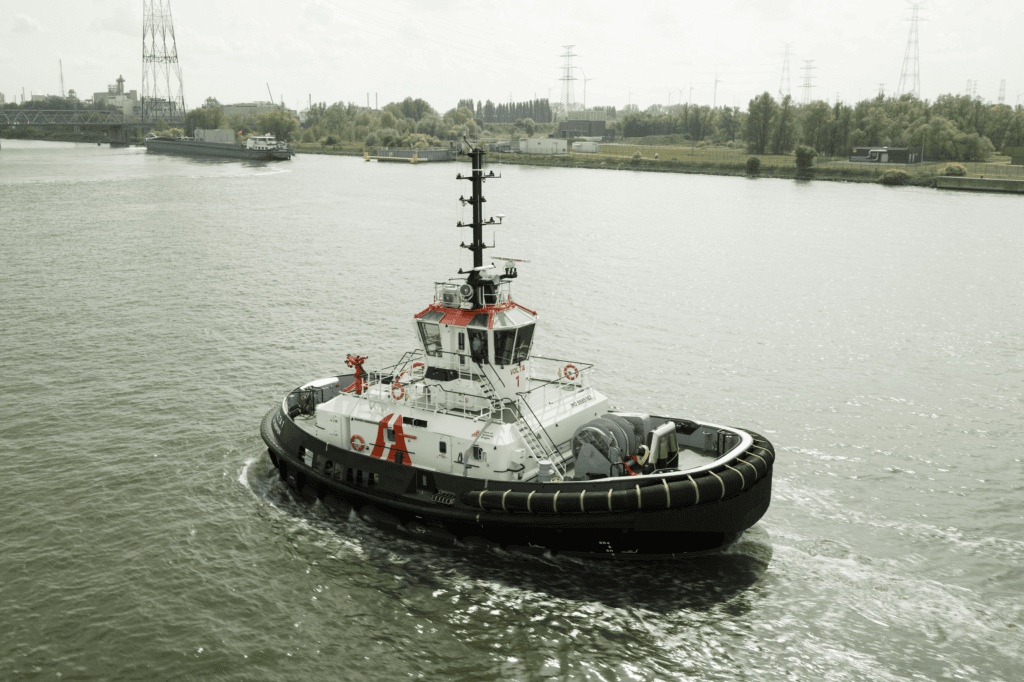 Volta 1: Europas erstes E-Schleppschiff startet in Antwerpen ...