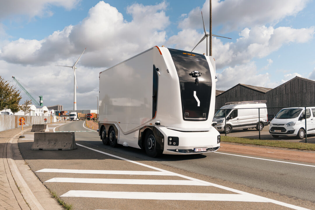 Erste autonome Lkw-Fahrt in Belgien - Wochenzeitung Verkehr